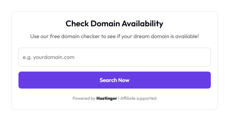 Free Domain Checker